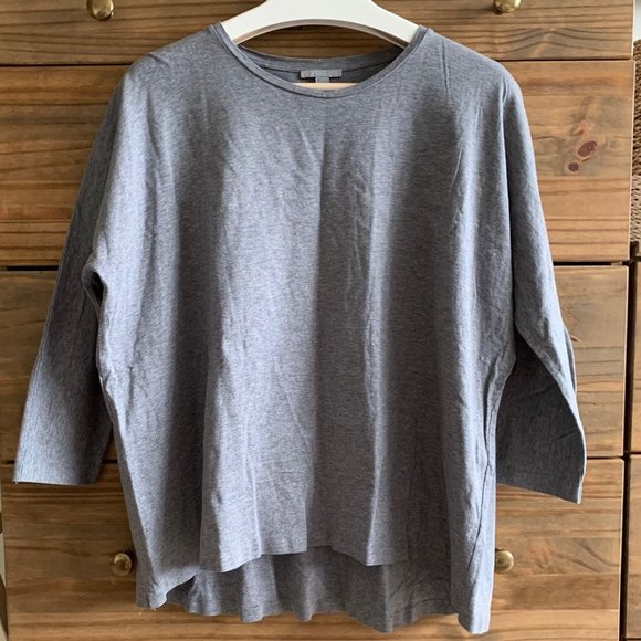 COS | Tops | Cos Oversized Boxy Grey Top Tee S | Poshmark